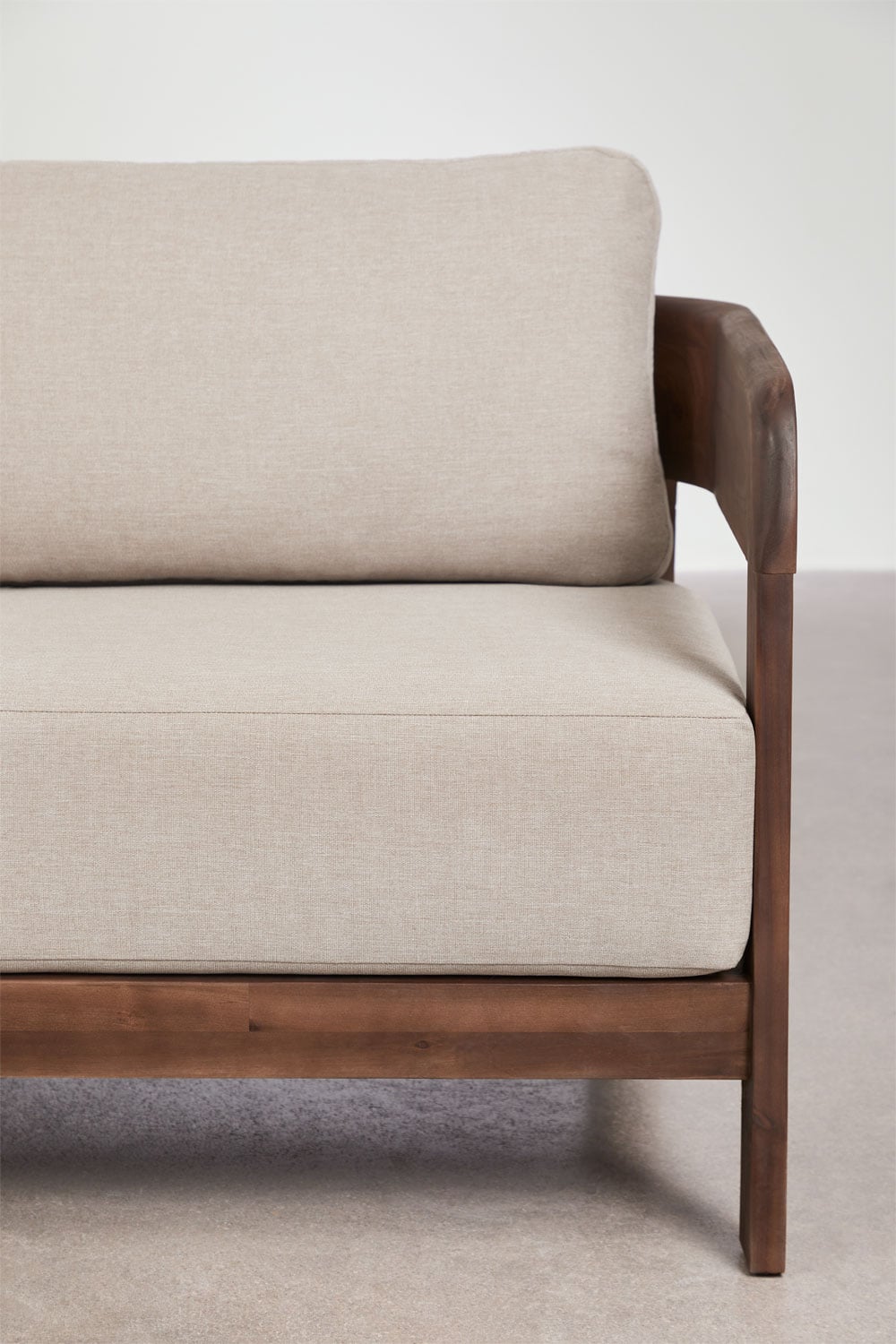 3-seater garden sofa in acacia wood Uleno - SKLUM