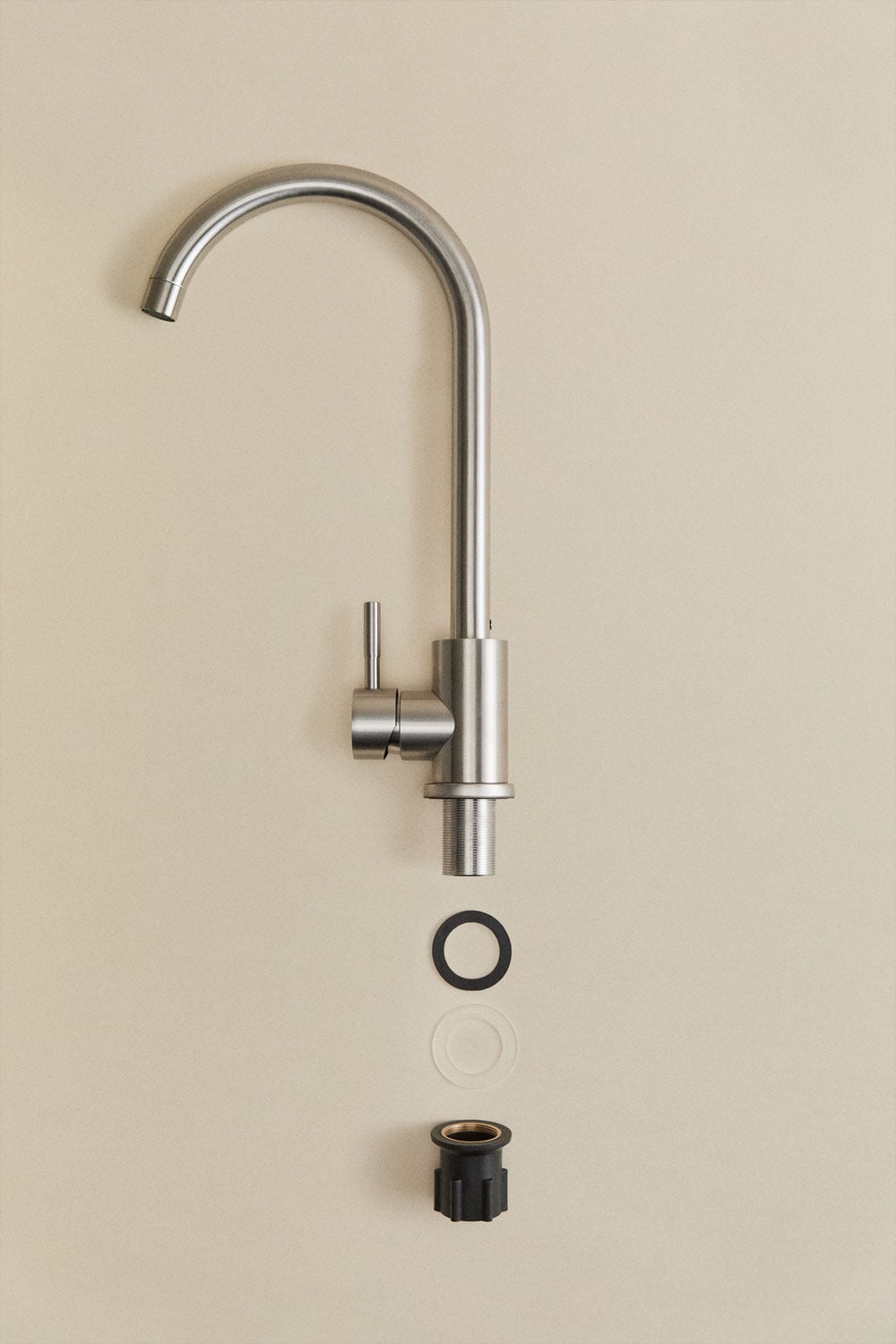 Outdoor kitchen faucet with high spout in stainless steel Rintran - SKLUM