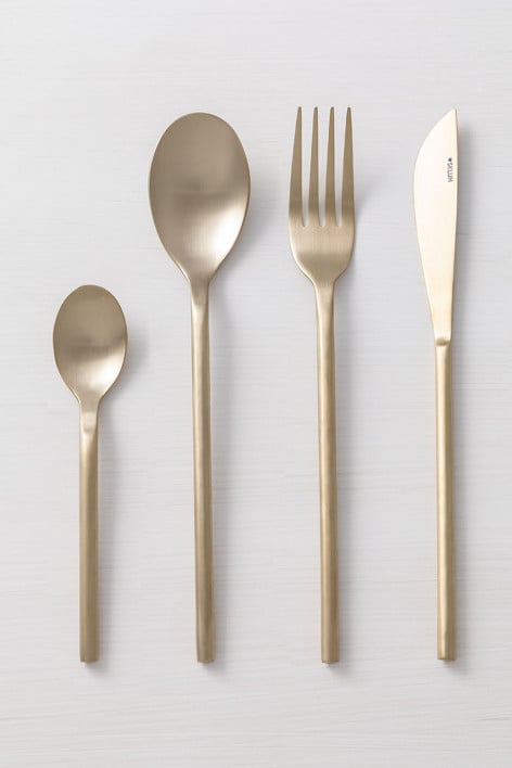 Set di posate Noya Metal Opaco 16 pz. - SKLUM