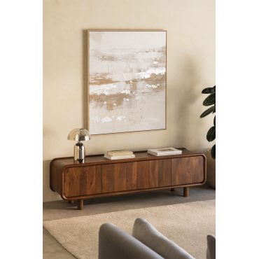 Mobile TV 175x45 cm in legno di mango Gina - SKLUM