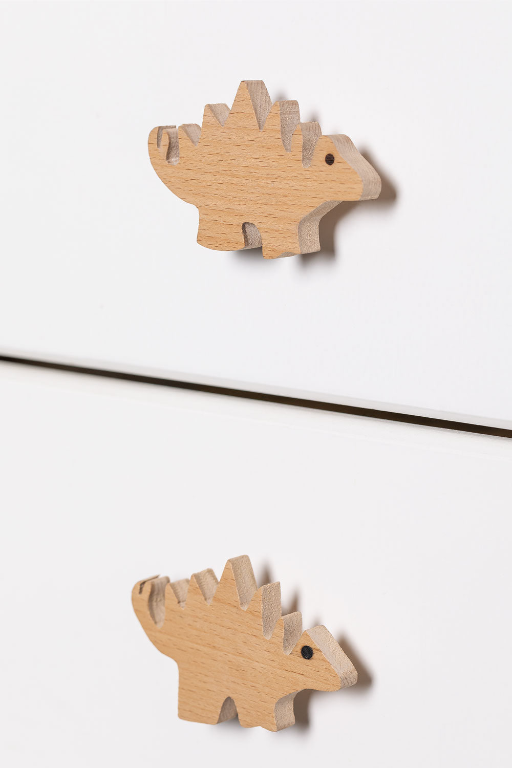 Set di 2 pomelli Spike Kids in legno di faggio - SKLUM