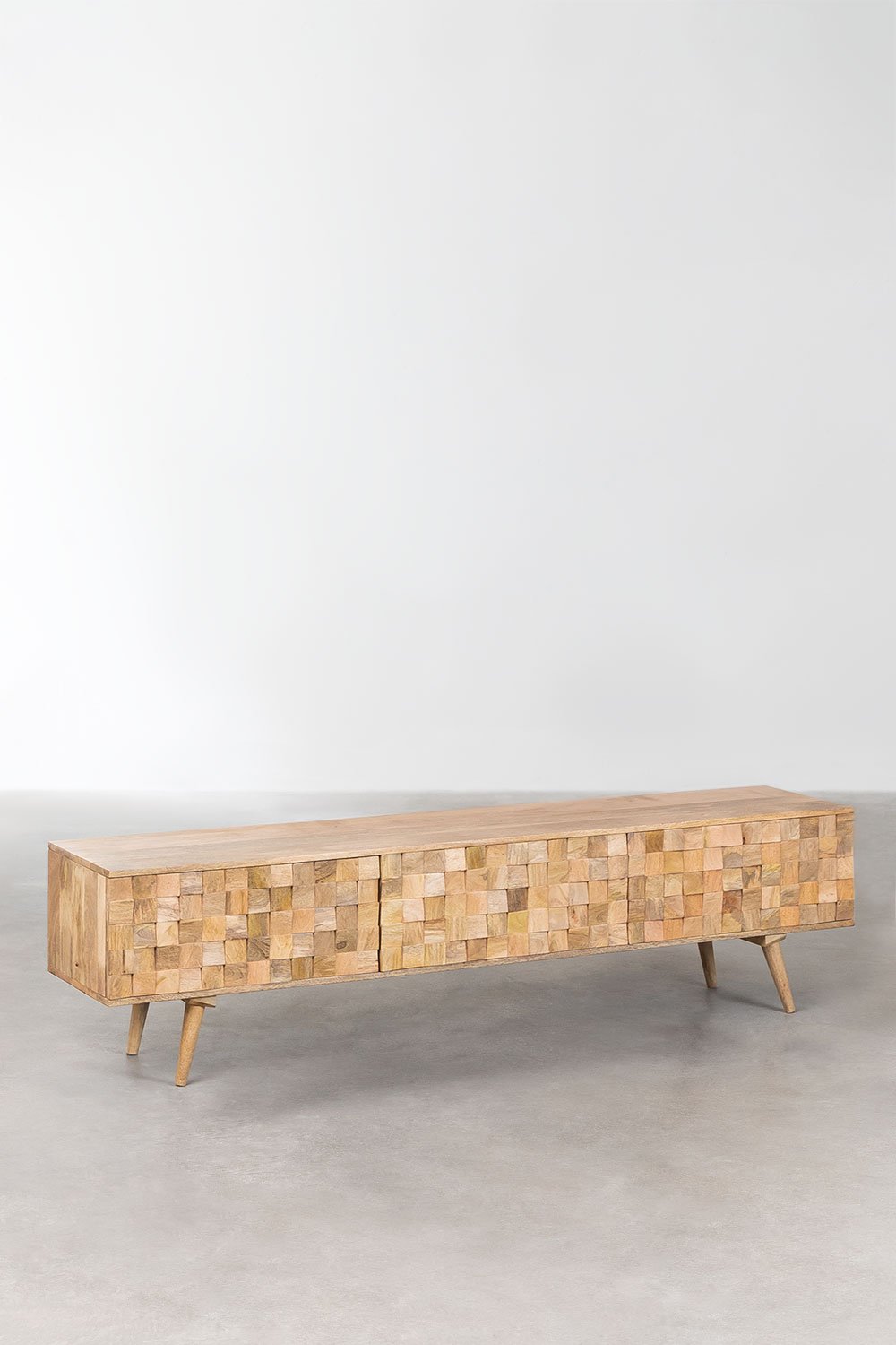 Mobile TV 200x40 cm in legno di mango Jaralson - SKLUM