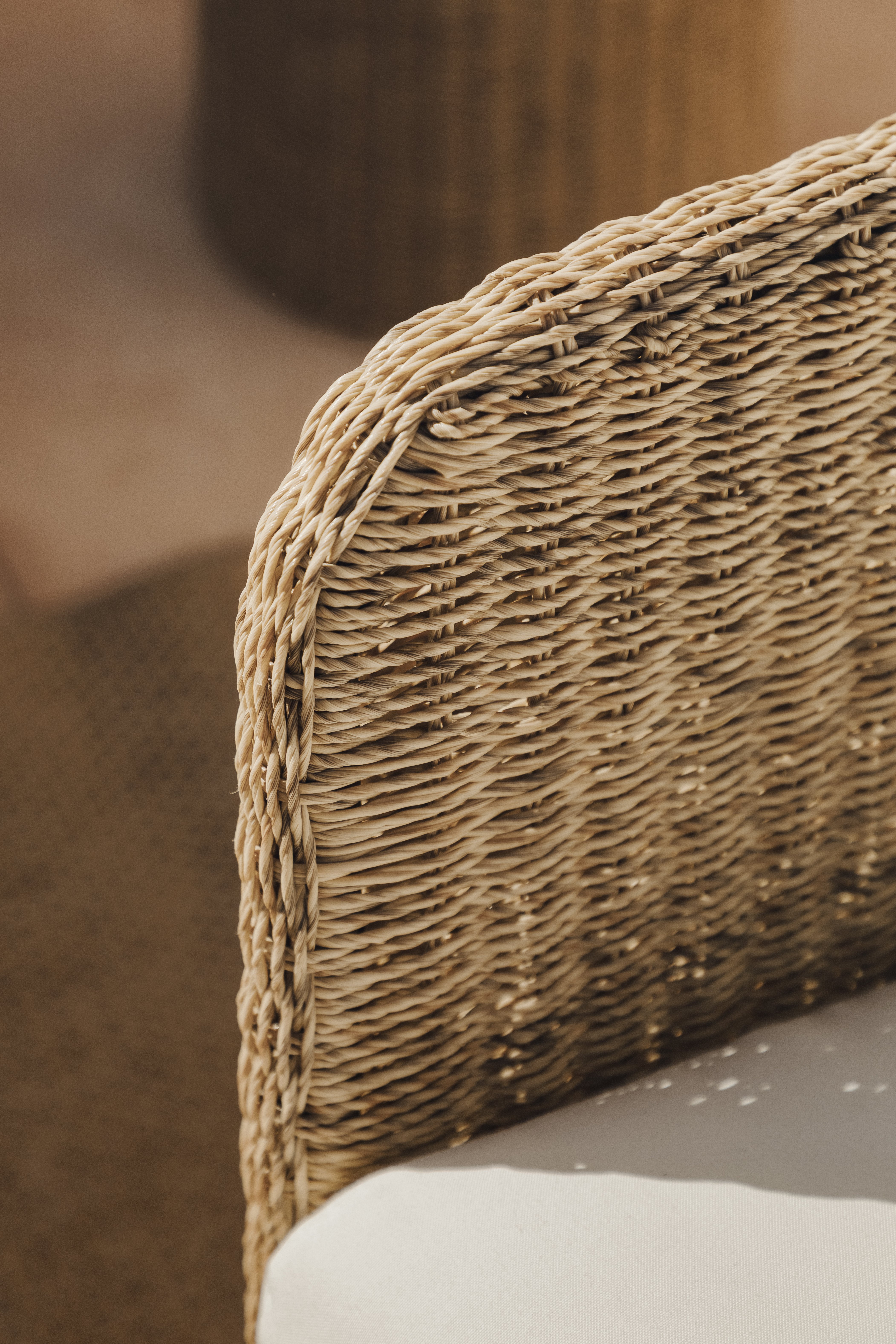 Confezione da 2 poltrone da giardino Leilan in legno di acacia e rattan ...