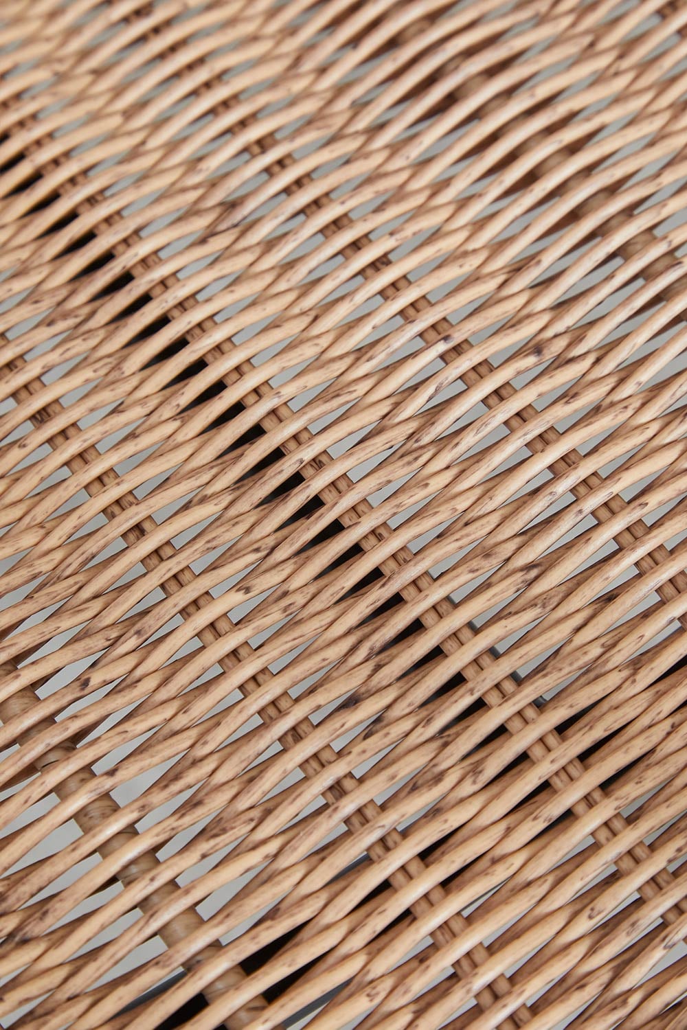 Set di 4 sedie da giardino impilabili con braccioli in rattan sintetico ...