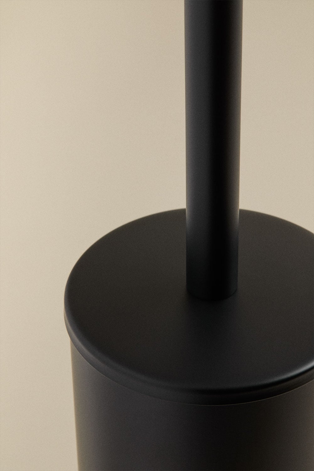 Scopino per WC in acciaio inox nero opaco Albox - SKLUM