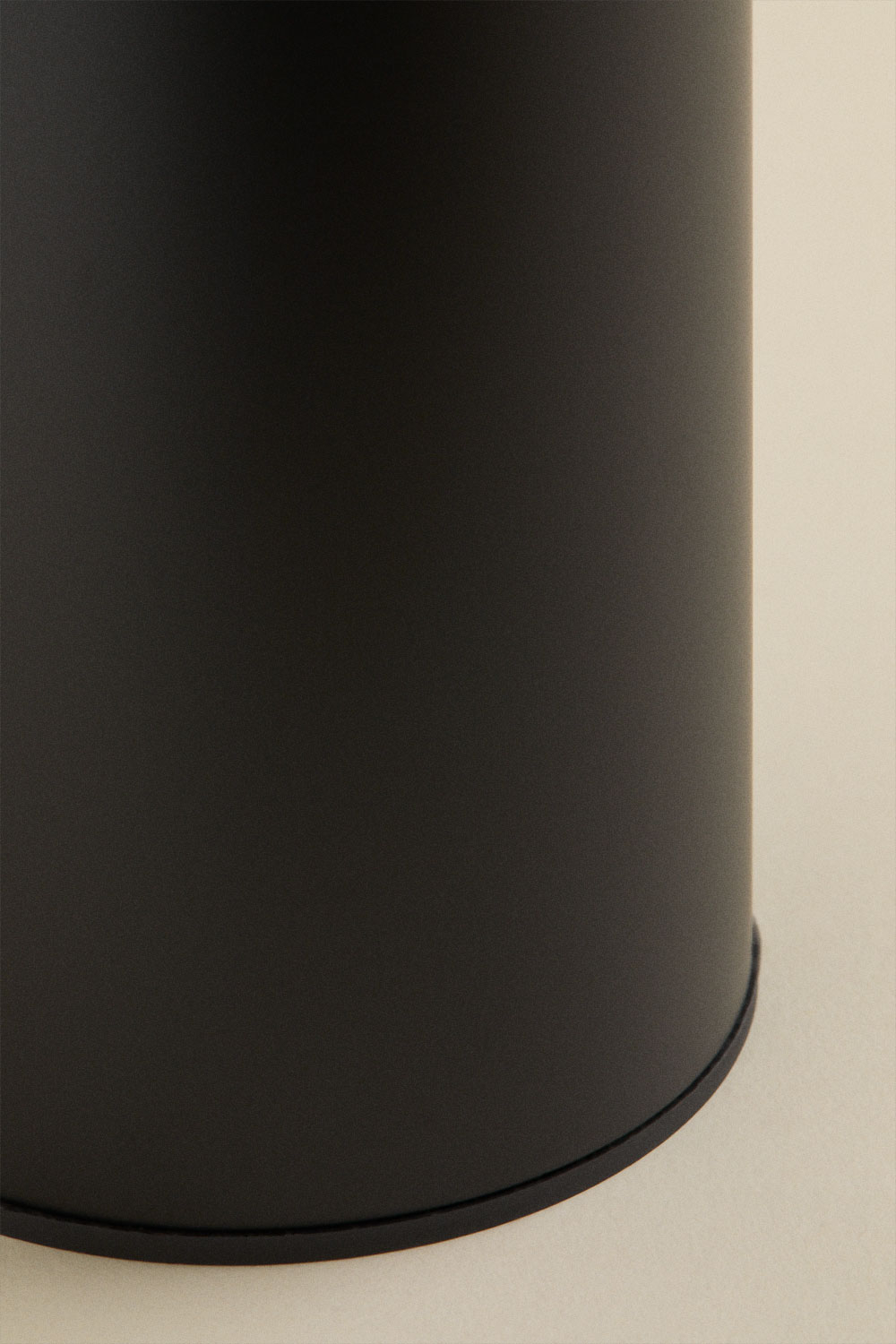 Scopino per WC in acciaio inox nero opaco Albox - SKLUM