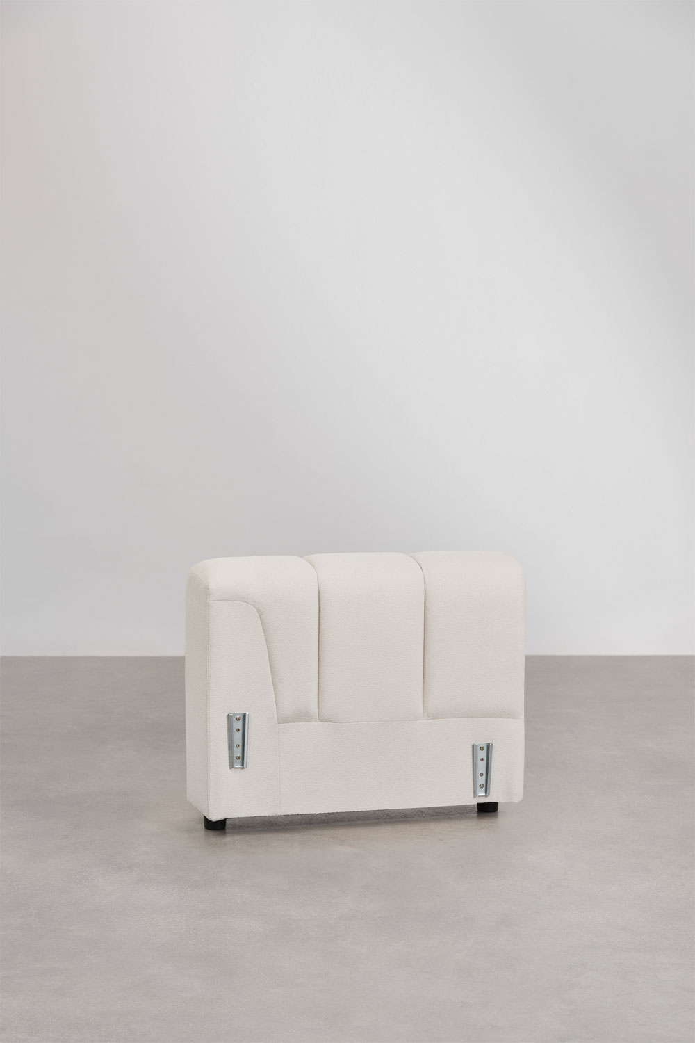 Bracciolo destro per divano componibile in tessuto Eliot bouclé - SKLUM