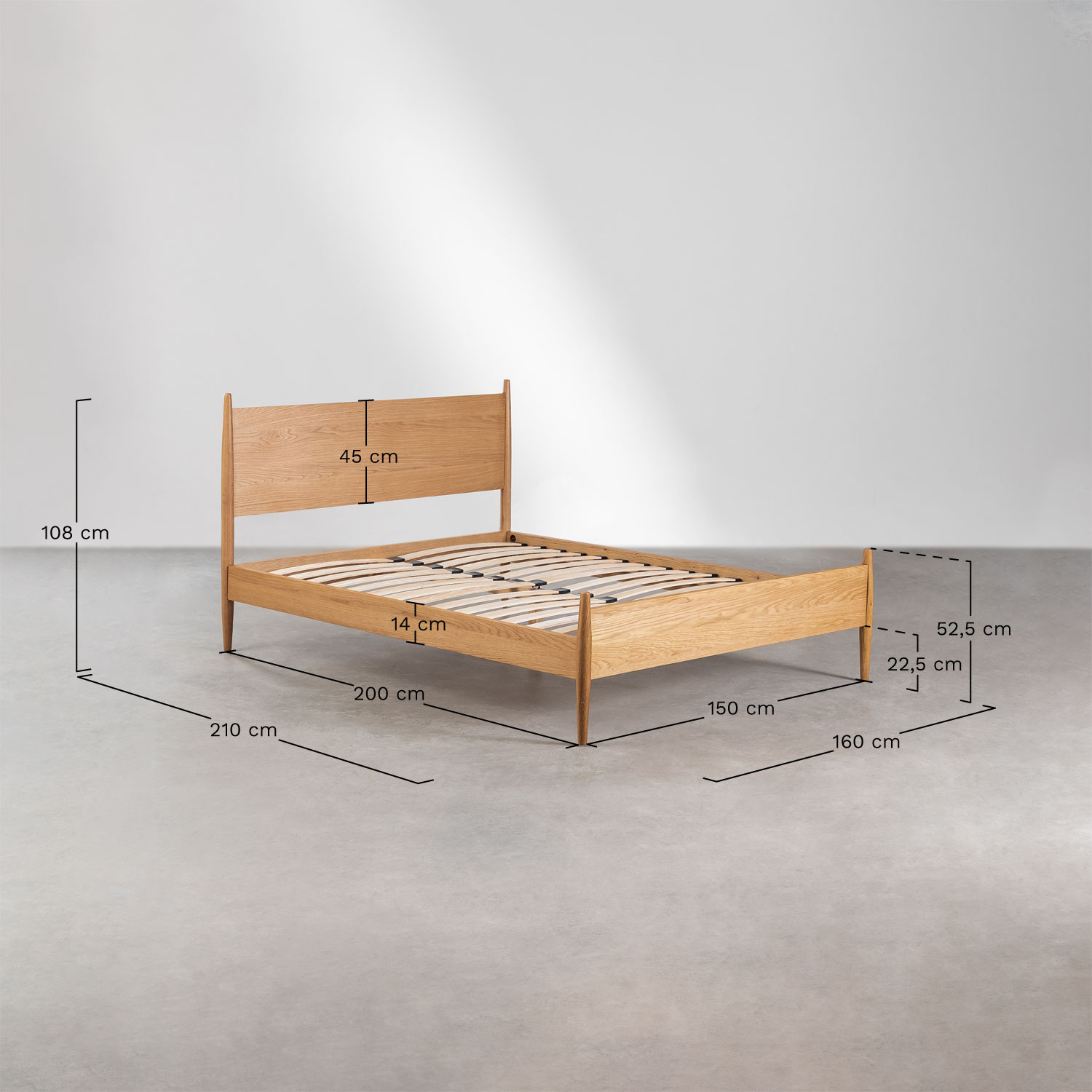 Houten bed Indira - SKLUM