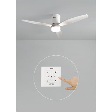 CREATE - WIND CALM - Plafondventilator 40W silent Ø132 cm 100% hout - SKLUM