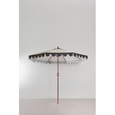 Parasol Ø260 cm in stof en aluminium Aneli - SKLUM