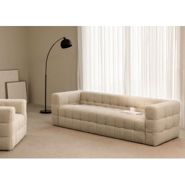 Harriet 4-zits schapenvachtbank - SKLUM