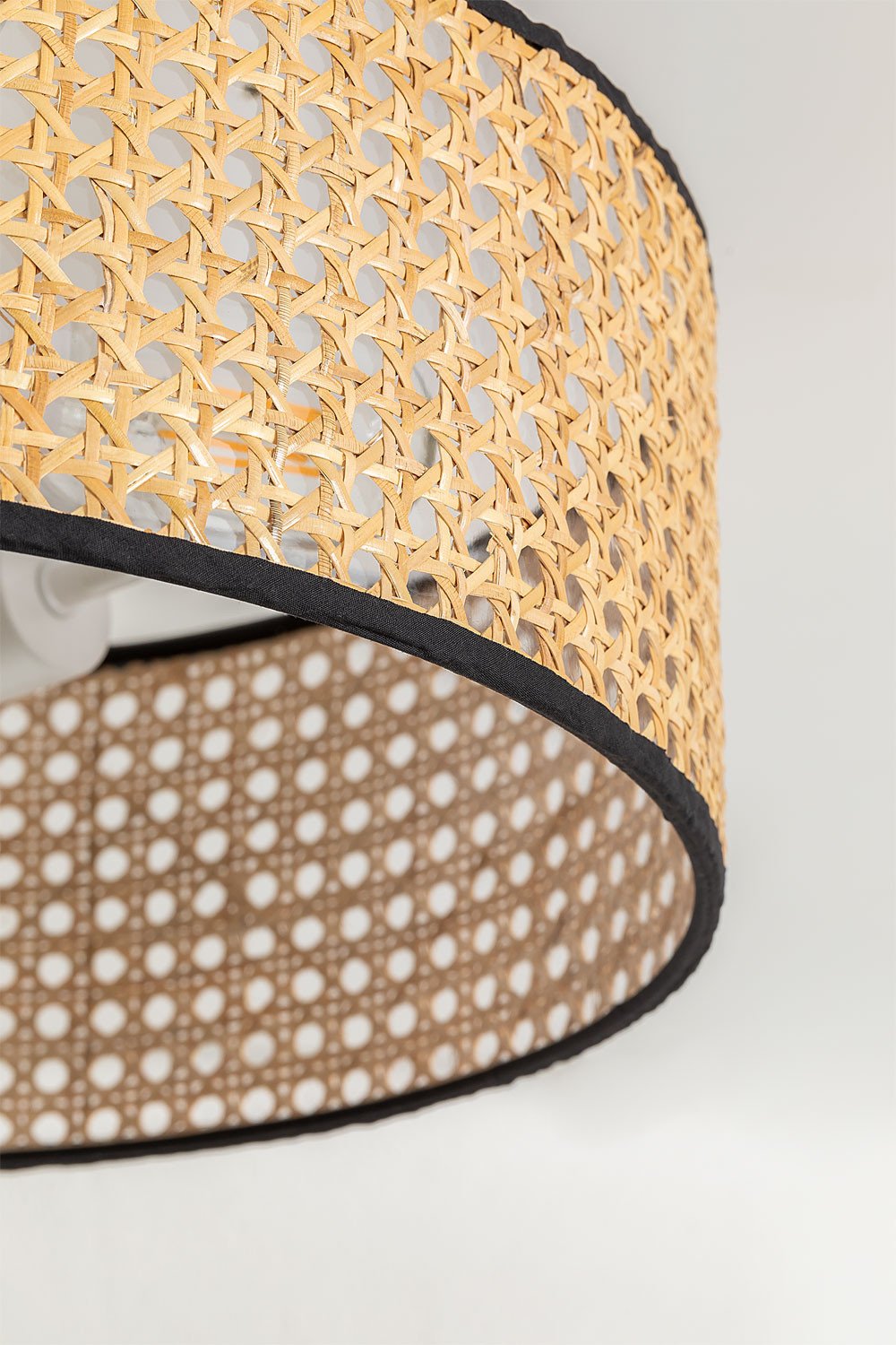 Rotan plafondlamp Luxio - SKLUM