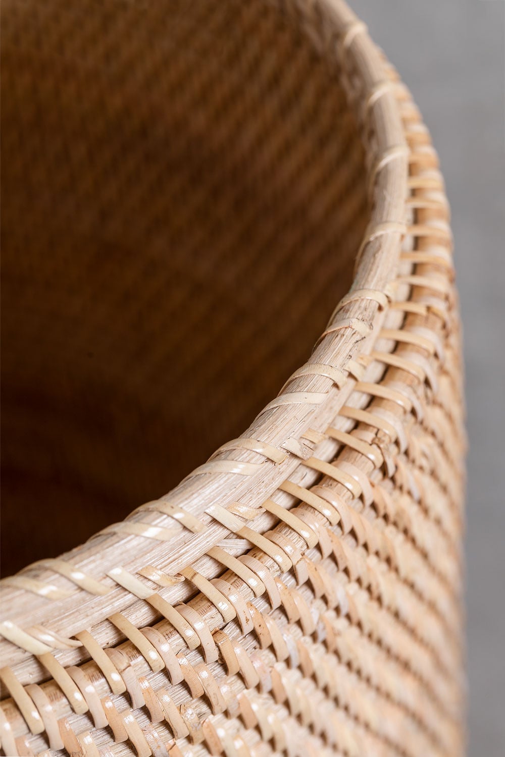 Ronde wasmand Ø30 cm in rotan Guacui - SKLUM