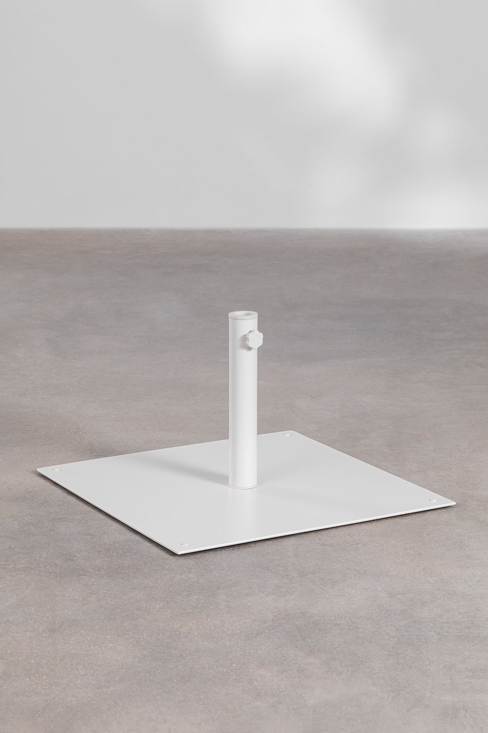 Vierkante parasolvoet in staal Peuet - SKLUM