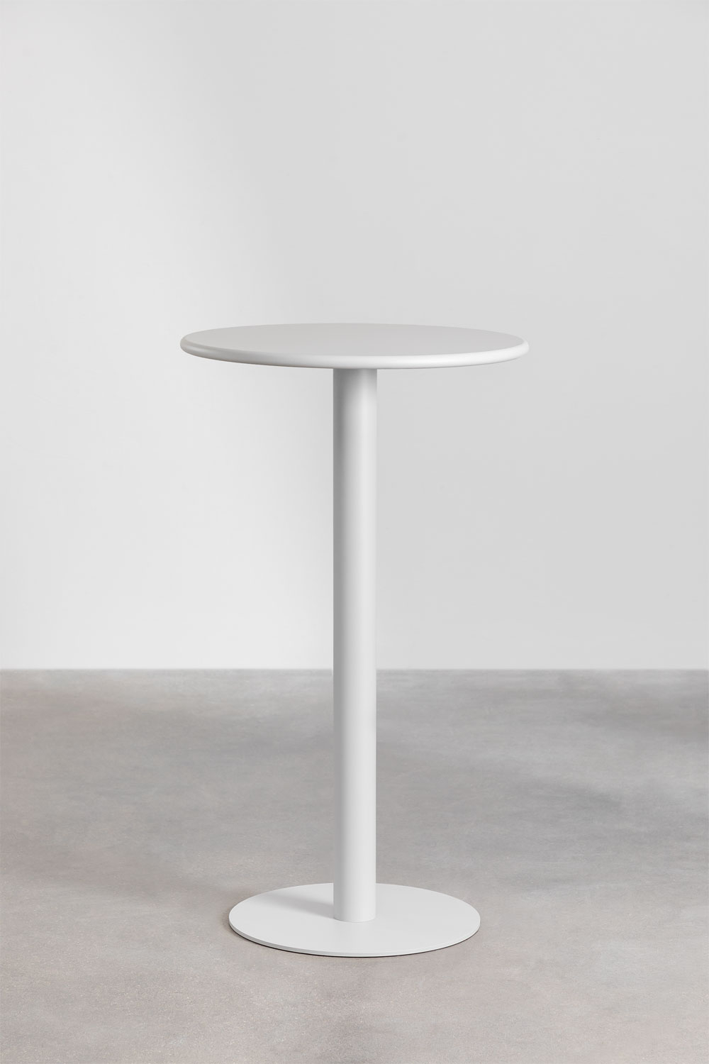 Hoge Ronde Metalen Tafel (Ø60 cm) Mizzi - SKLUM