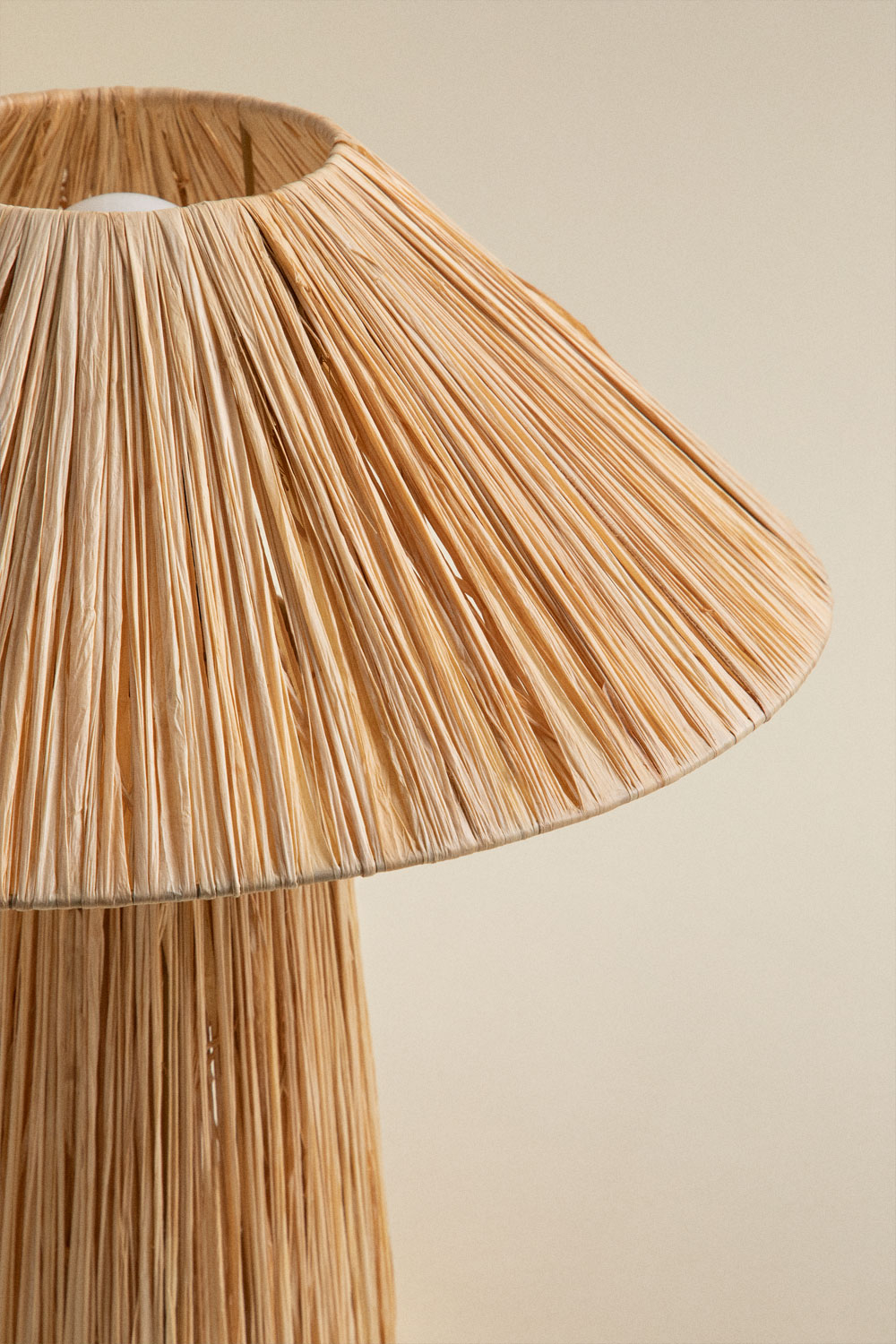 Aruel Raffia tafellamp - SKLUM