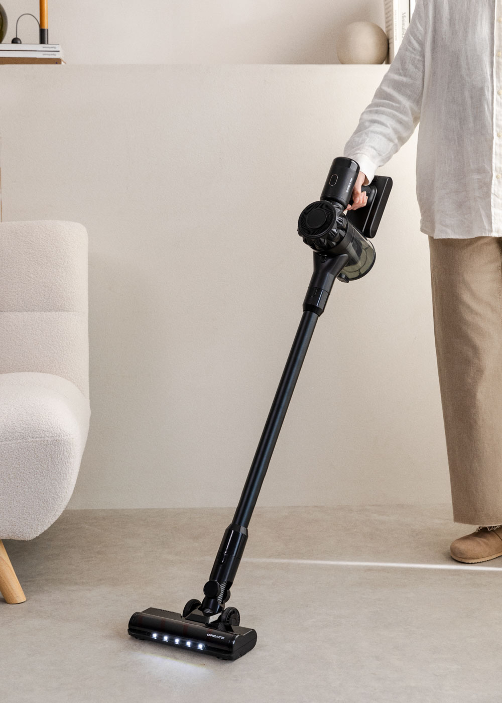 CREATE - CYCLONE FORCE - Snoerloze steelstofzuiger 25,9 V - SKLUM