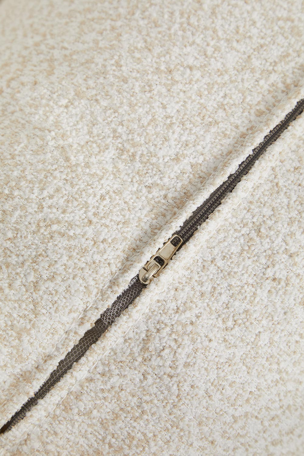 Tuinset met 3-zitsbank in bouclé stof en rechthoekige salontafel 120x70 ...