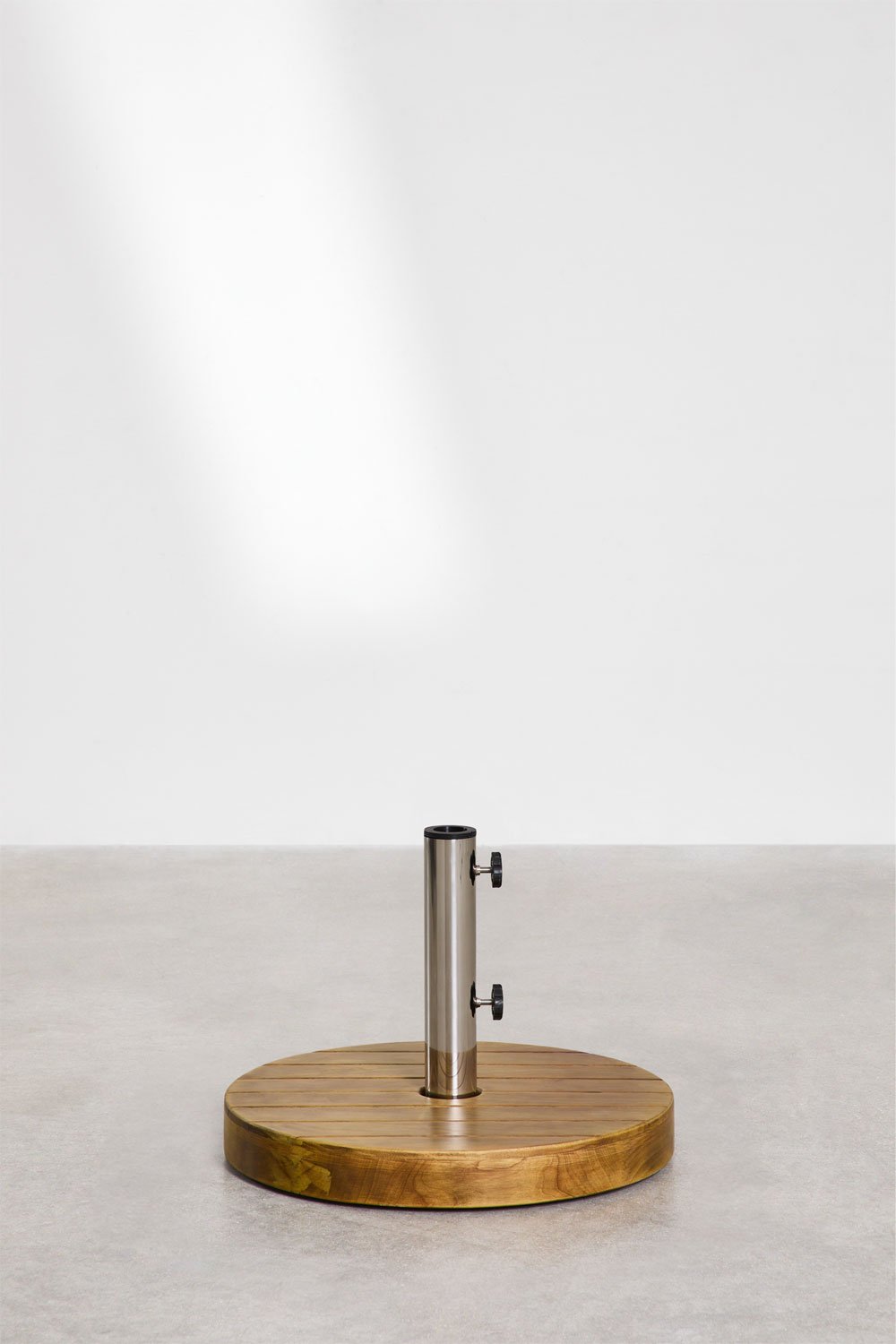 Ronde parasolvoet Ø50 cm in Canco hout - SKLUM