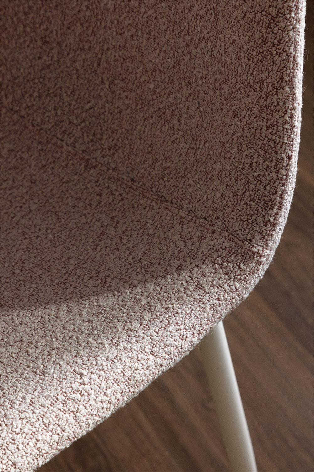 Set van 2 eetkamerstoelen in Glamm Deluxe bouclé stof - SKLUM