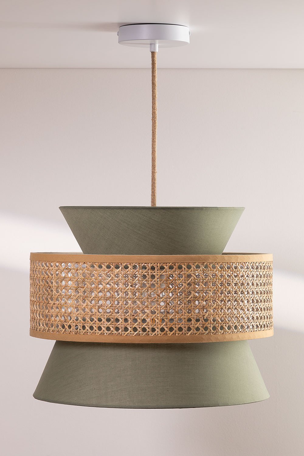 Rotan plafondlamp Yereh - SKLUM