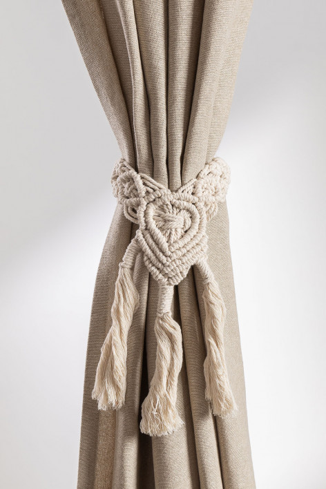 Zestaw 2 wiazan do zaslony z makramy Katerina - SKLUM
