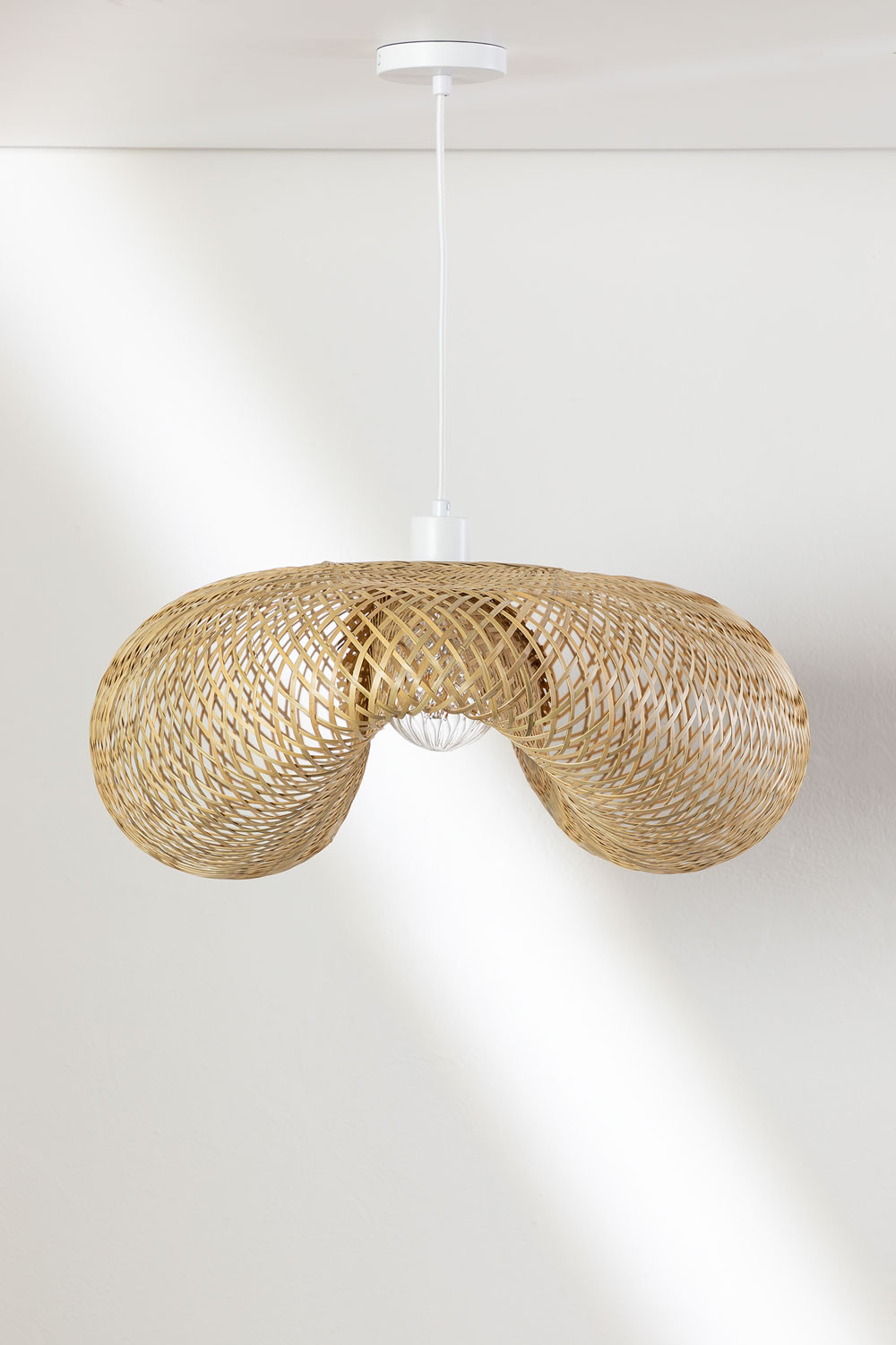 Sufitowa Lampa z Bambusa Kariba - SKLUM