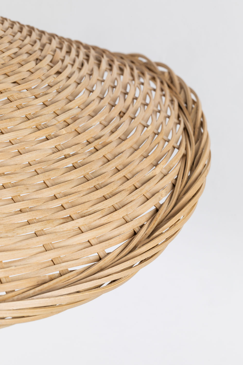 Lampa sufitowa wisząca z bambusa Chaifer - SKLUM