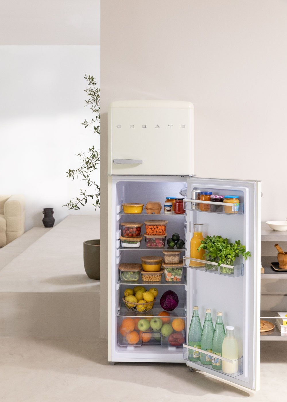 CREATE - FRIDGE STYLANCE TOP 246L - Lodówka dwufunkcyjna w stylu retro ... CREATE - FRIDGE STYLANCE TOP 246L - Lodówka dwufunkcyjna w stylu retro ...
