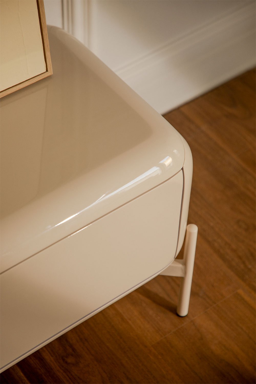 Meble RTV 180x40 cm z płyty MDF Alazne - SKLUM