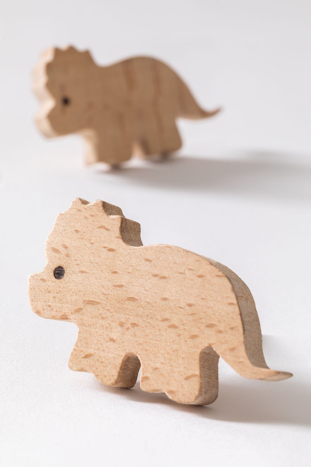 Conjunto de 2 Puxadores em Madeira de Faia Diagudo Kids - SKLUM