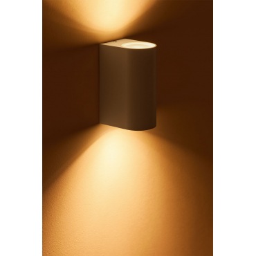 Aplique exterior em alumínio com 2 pontos de luz Pevot - SKLUM