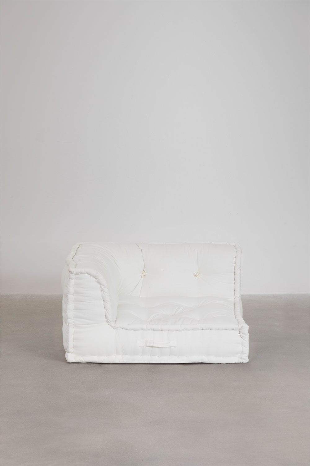 Sofá modular de canto em algodão Dhel - SKLUM