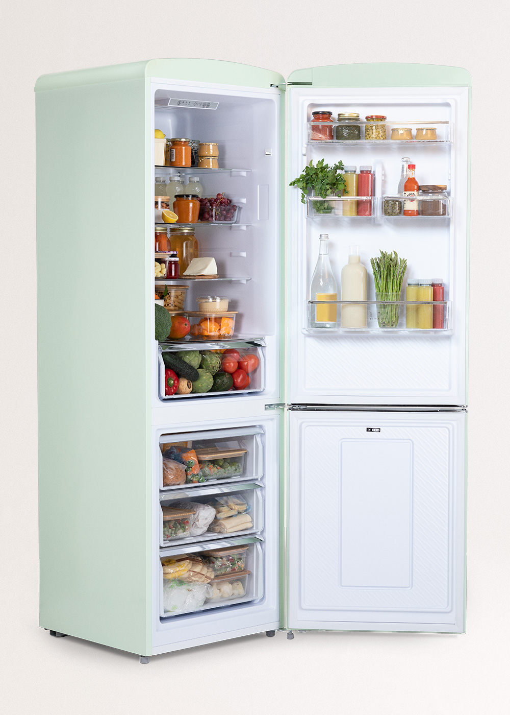 CREATE - FRIDGE STYLANCE 330L - Frigorífico Combi de estilo Retro - SKLUM