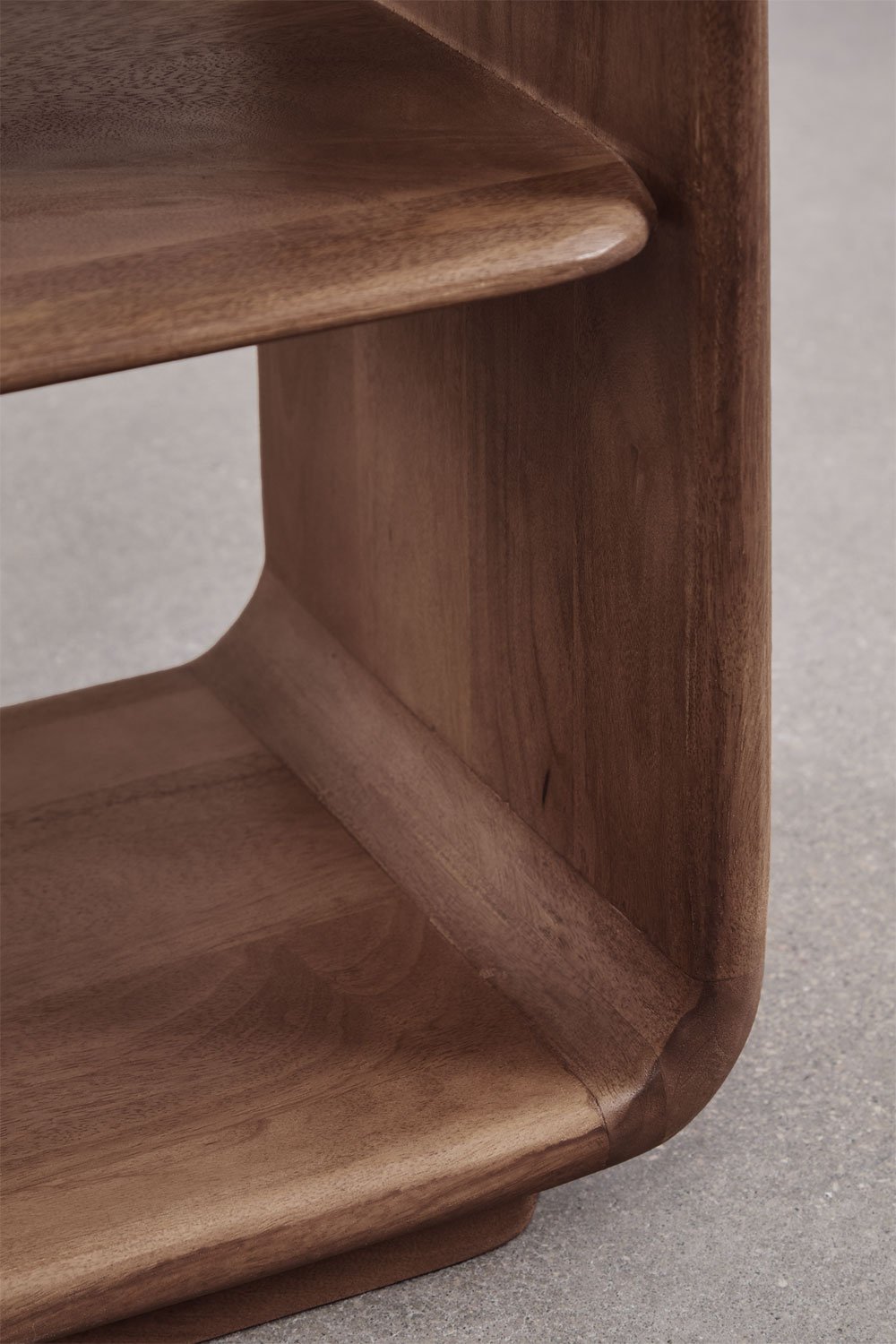 Mesa de cabeceira retangular 40x30 cm em madeira Tinsley - SKLUM