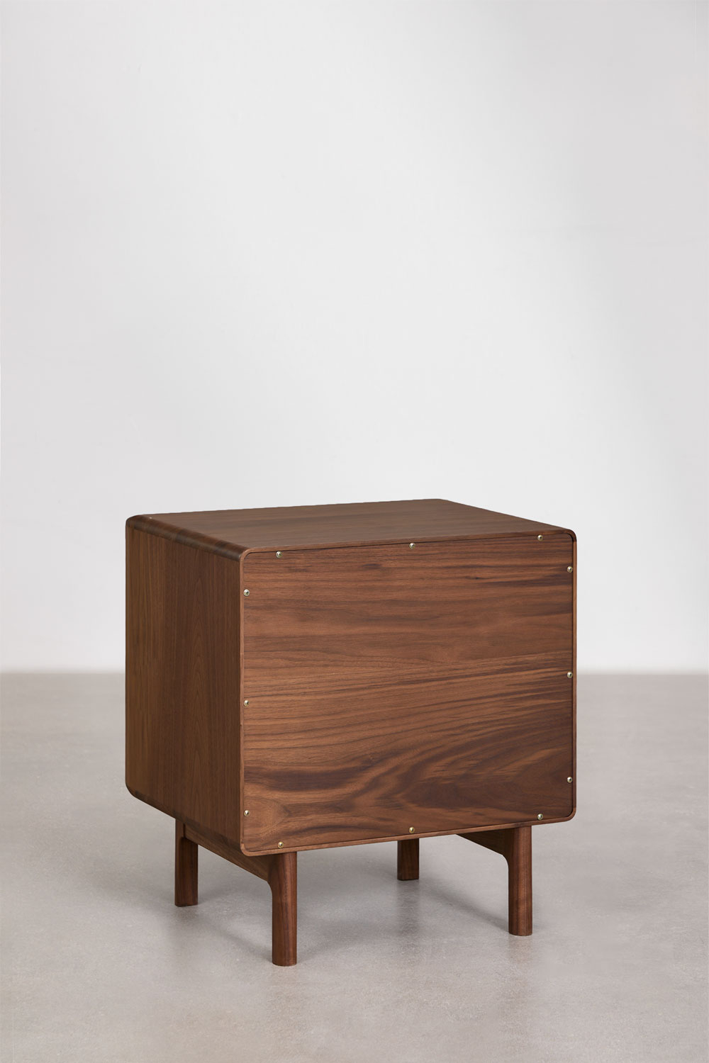Mesa de cabeceira retangular 50x40 cm em madeira Treveris - SKLUM