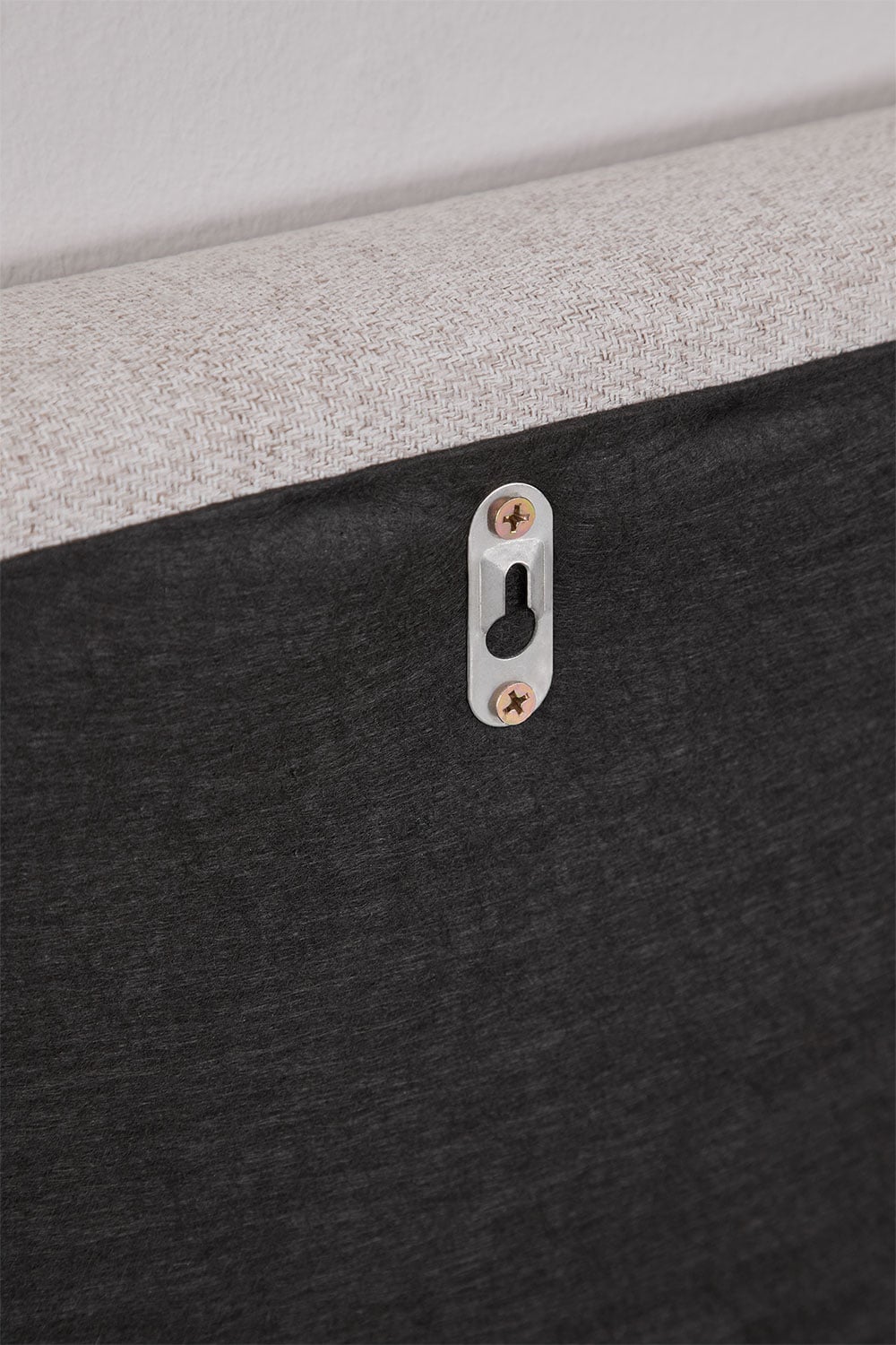 Cabeceira para cama de 150 cm estofada em tecido bege creme Artur - SKLUM