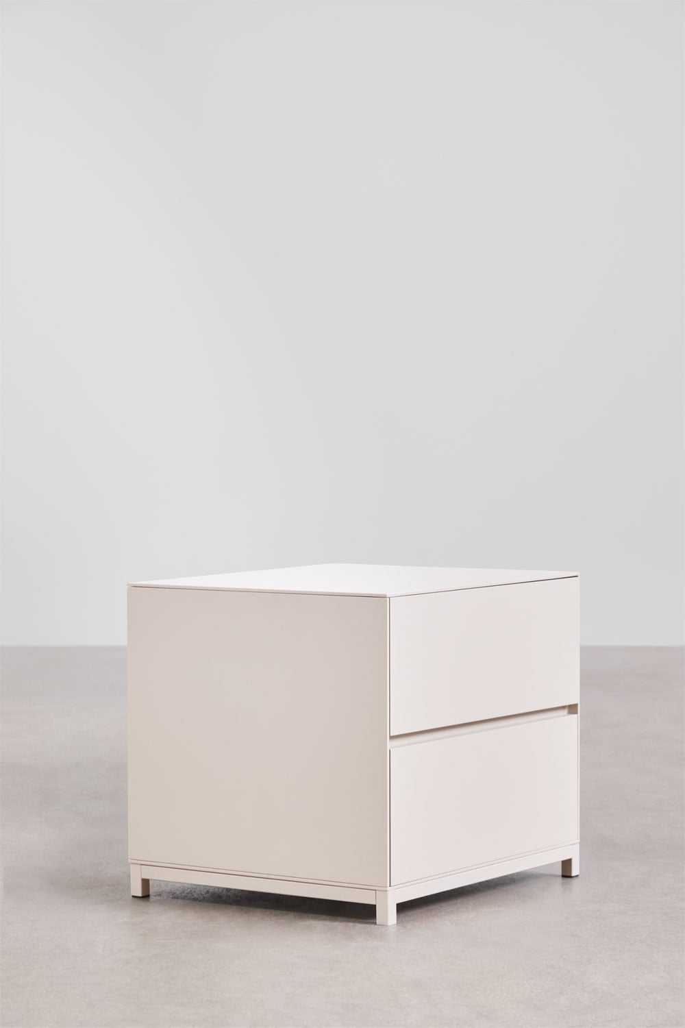 Mesa de cabeceira retangular 50x45 cm em MDF Kivora - SKLUM