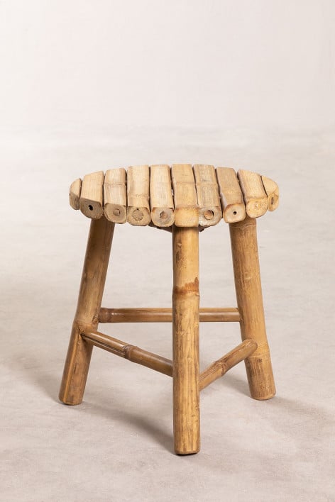 Low Bamboo Stool Barlou - SKLUM