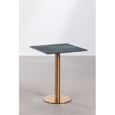 Cosmopolitan square marble bar table - SKLUM