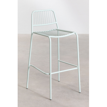 Pack of 4 Stackable High Stools Elton - SKLUM