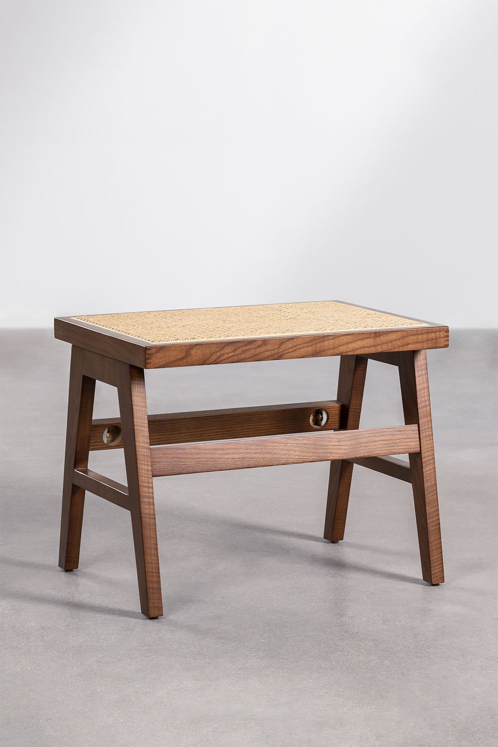 Pid Mango Wood Low Stool - SKLUM
