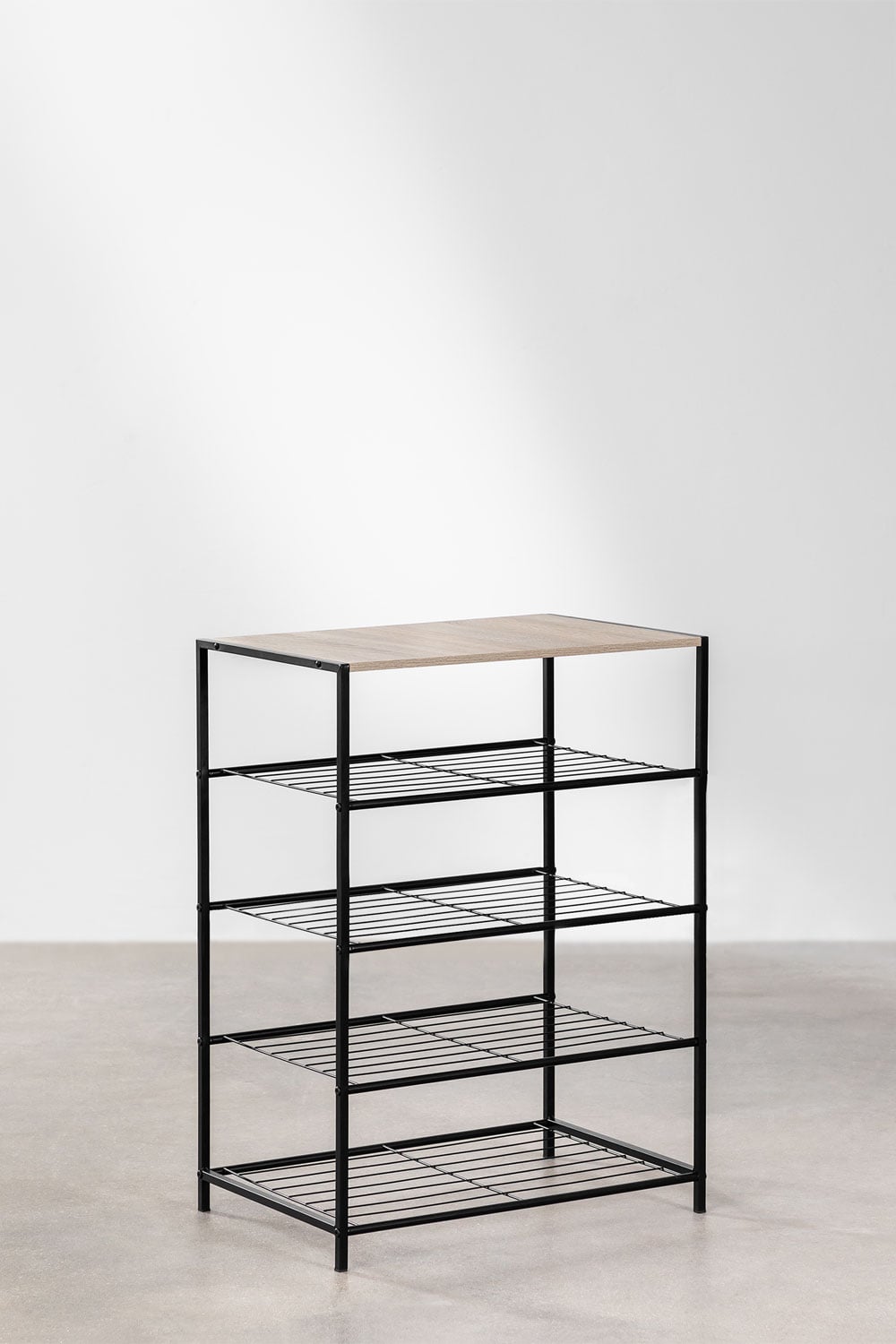 Open Wardrobe in Wood and Metal Baxter - SKLUM