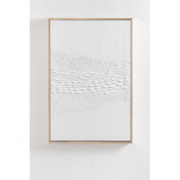 Usclat plaster embossed decorative picture (60x90 cm) - SKLUM