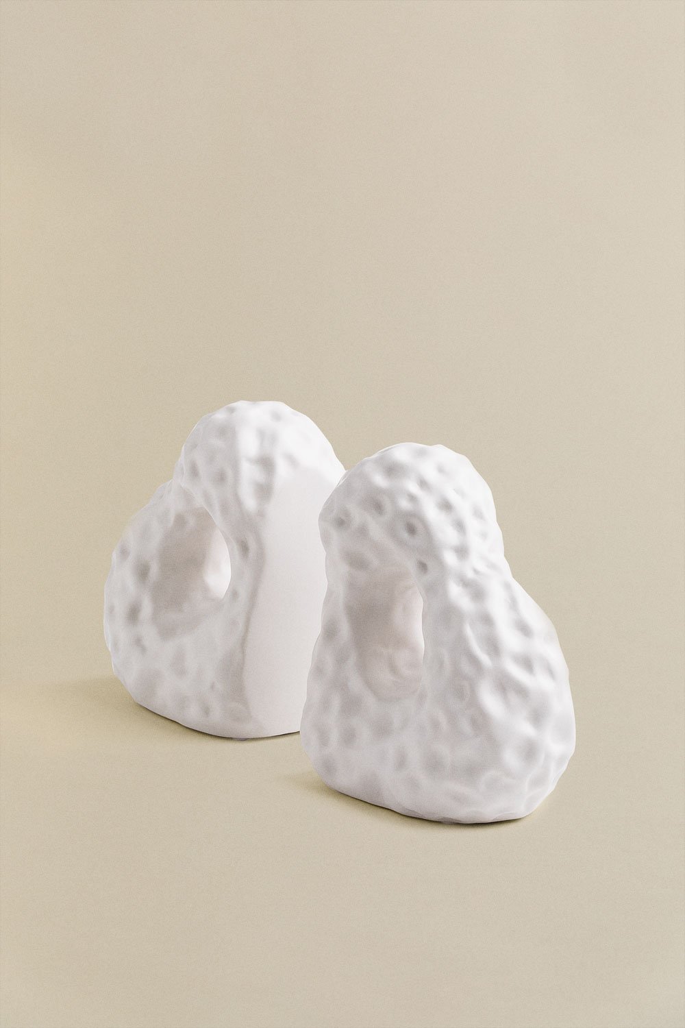 Set of 2 Ceramic Bookends Crosby - SKLUM