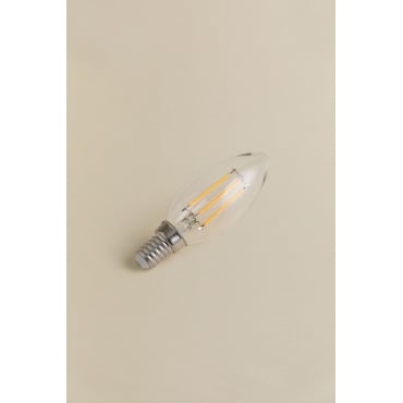 LED Filament Bulb E14 C35 6W - SKLUM