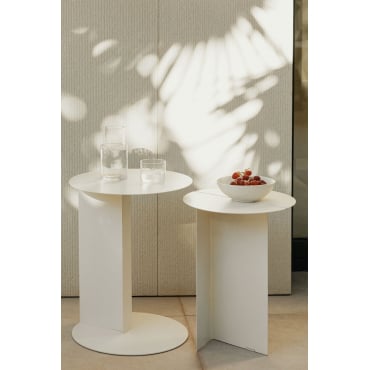 Gromit Round Steel Garden Side Table - SKLUM