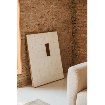 Siralo Hand Painted Relief Decorative Painting (80x100 cm) - SKLUM