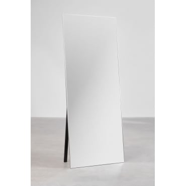 Rectangular Aluminum Standing Mirror (80x200 cm) Ondra - SKLUM