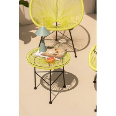Round Steel -Polyethylene Side Table Acapulco - SKLUM
